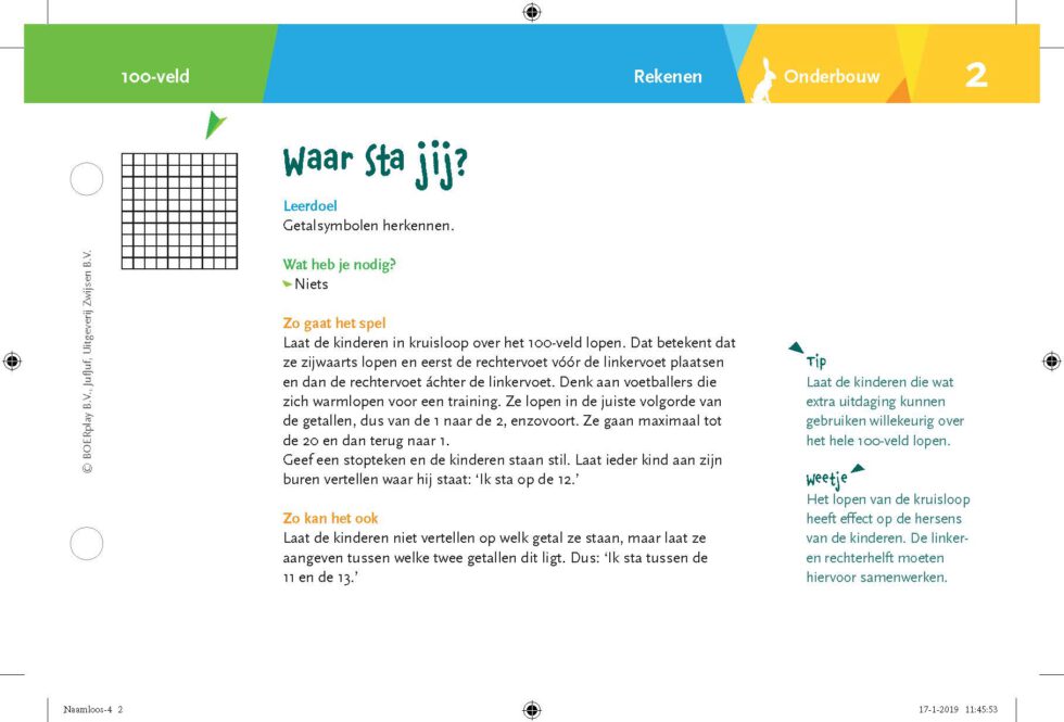 Als een spring in ’t veld door het 100 veld - 321Start! Bewegend leren